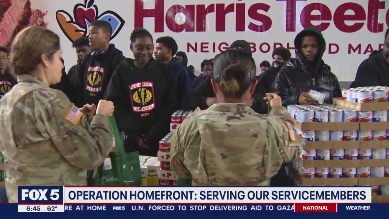 Operation Homefront serves holiday meals to military families | FOX 5 DC