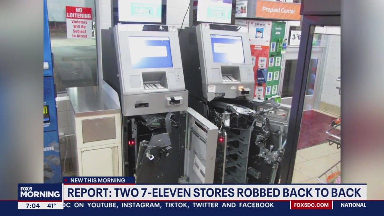7-Eleven ATM reportedly targeted by thieves armed with chainsaw | FOX 5 DC