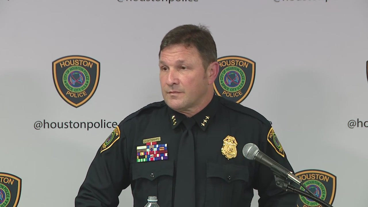 Presser with HPD Acting Chief Larry Satterwhite | FOX 26 Houston