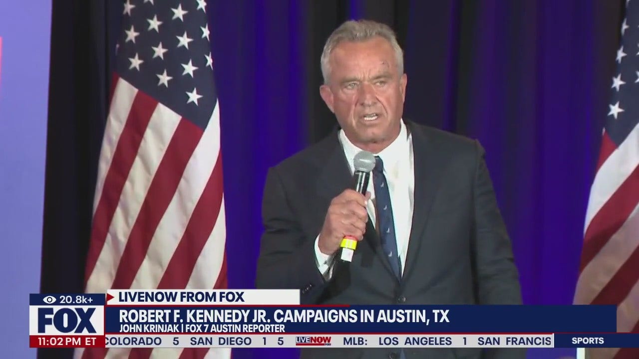 RFK Jr. holds rally in Texas after qualifying for ballot | LiveNOW from FOX