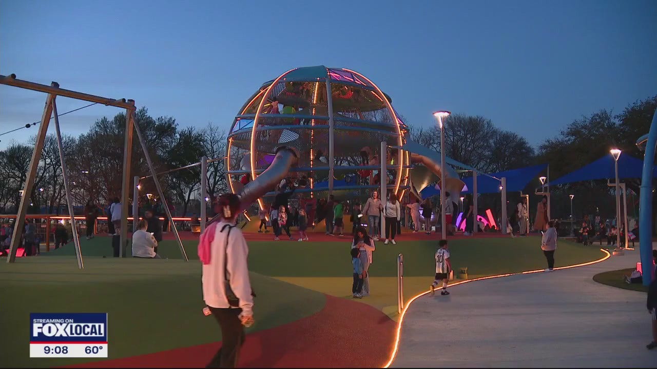 Farmers Branch glow-in-the-dark park reopens | FOX 4 Dallas-Fort Worth