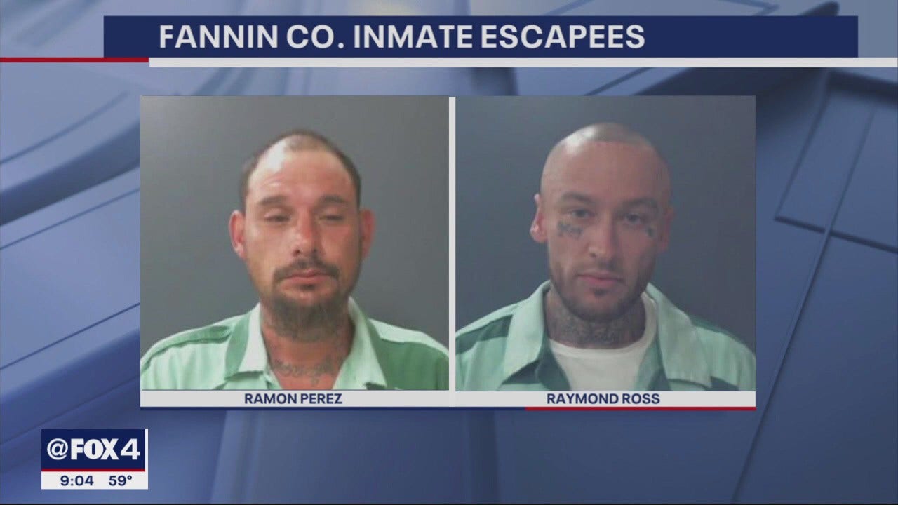Escaped Texas inmates back in custody after manhunt | FOX 4 Dallas-Fort ...