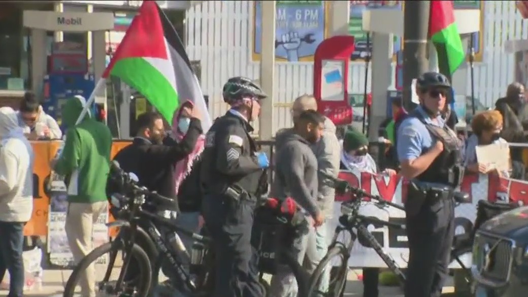 2 arrested in Chicago police raid of DePaul University encampment | FOX ...