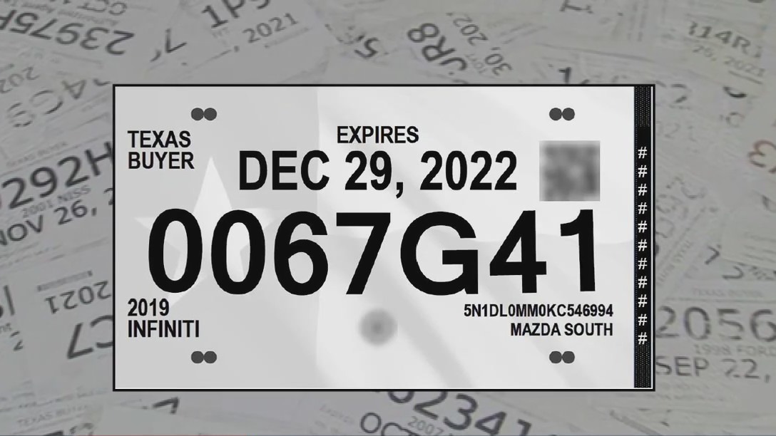 Texas Officials Redesign Temporary Tags FOX 26 Houston texas-officials-redesign-temporary-tags-fox-26-houston