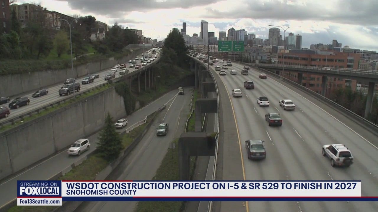 Summer construction: WSDOT project on I-5, SR 529 to finish in 2027 ...