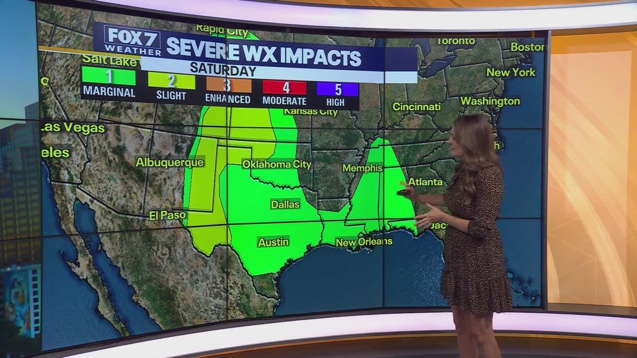 Isolated Severe Storms Saturday | FOX 7 Austin