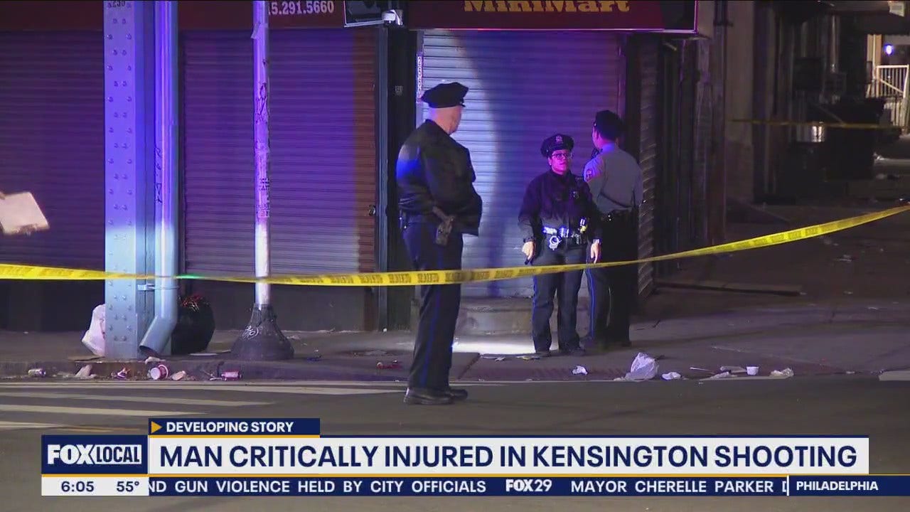 Nearly 30 shots fired in Kensington shooting that left man critically ...
