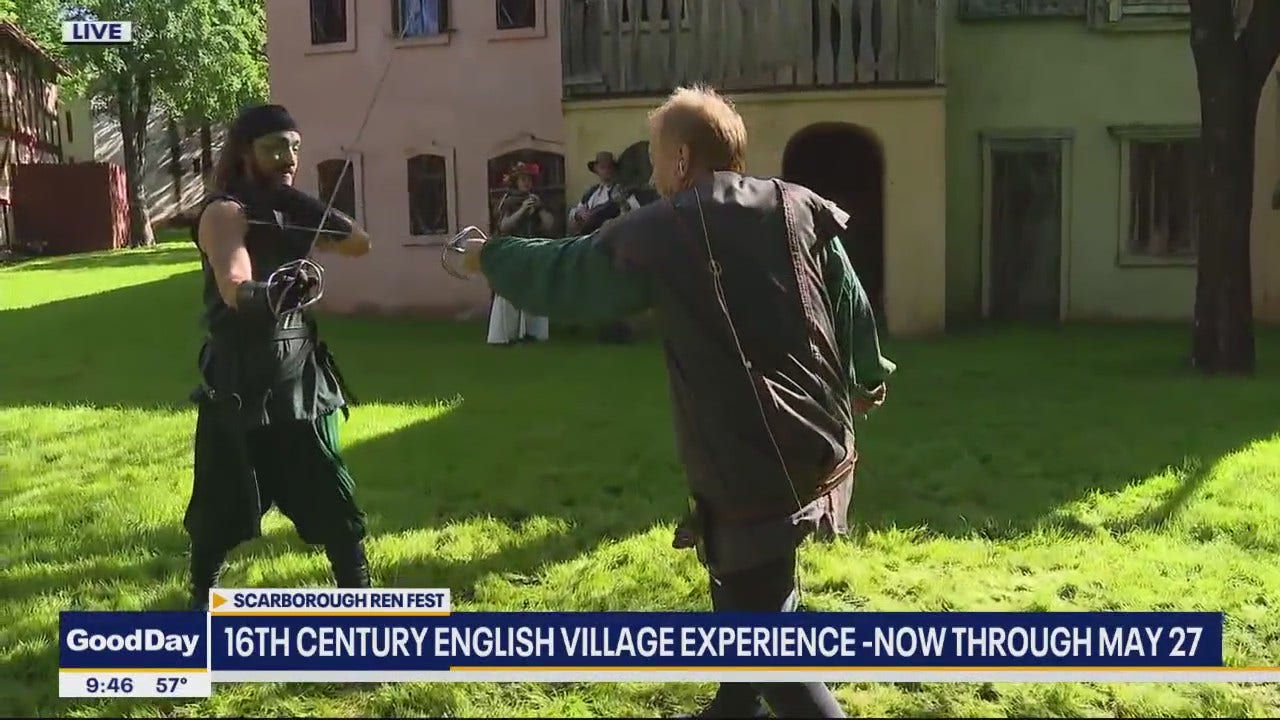 FOX 4's Dan Godwin gets in a sword fight | FOX 4 Dallas-Fort Worth