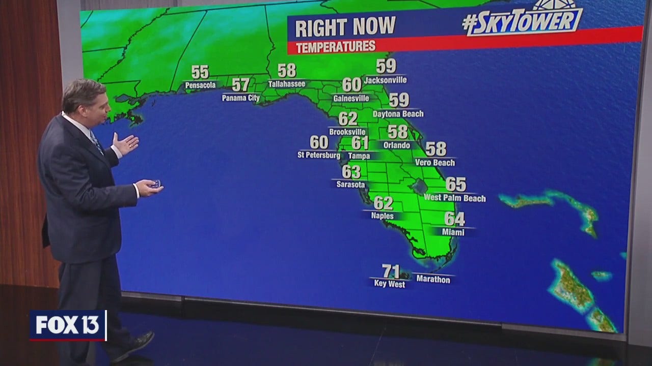 Tampa weather: Sunny Monday in Tampa Bay | FOX 13 Tampa Bay