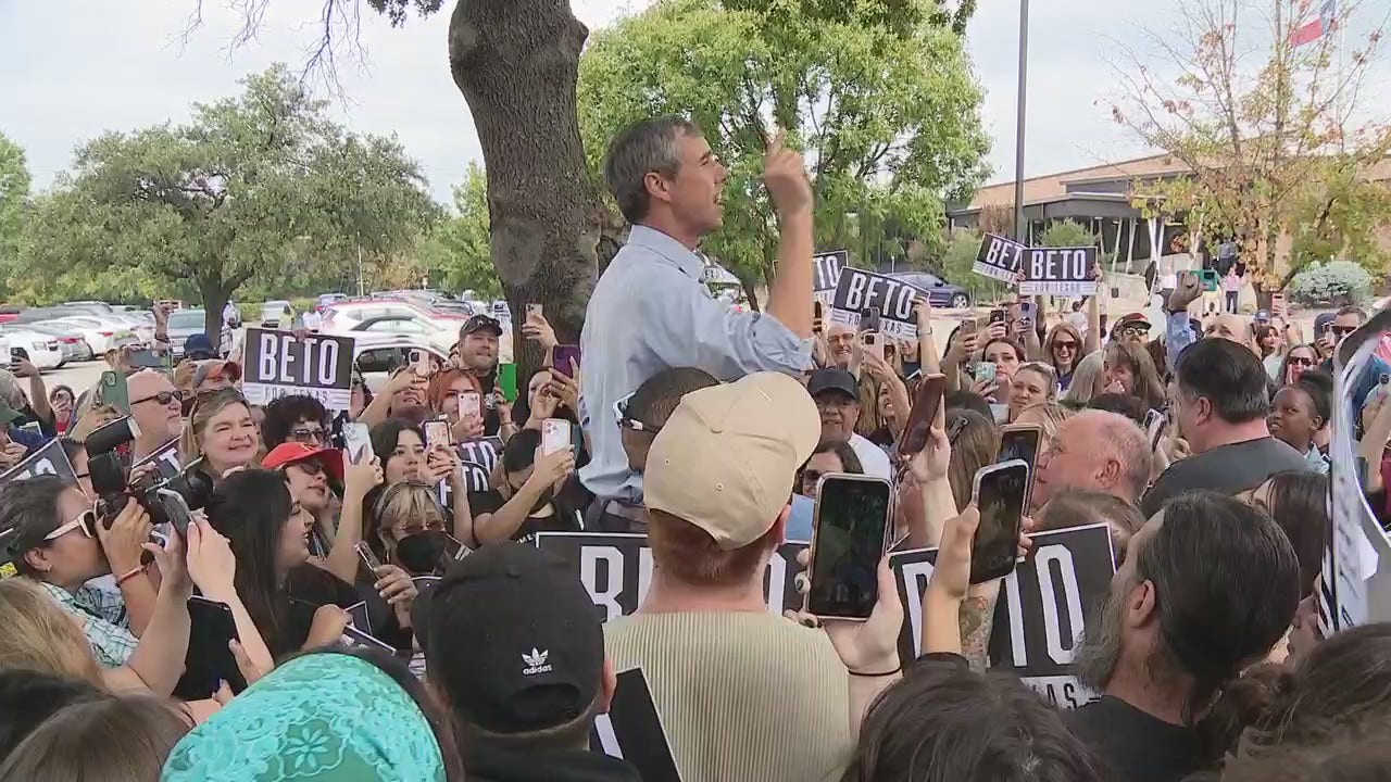 Beto O'Rourke rallies voters in Dallas on election day | FOX 4 Dallas ...