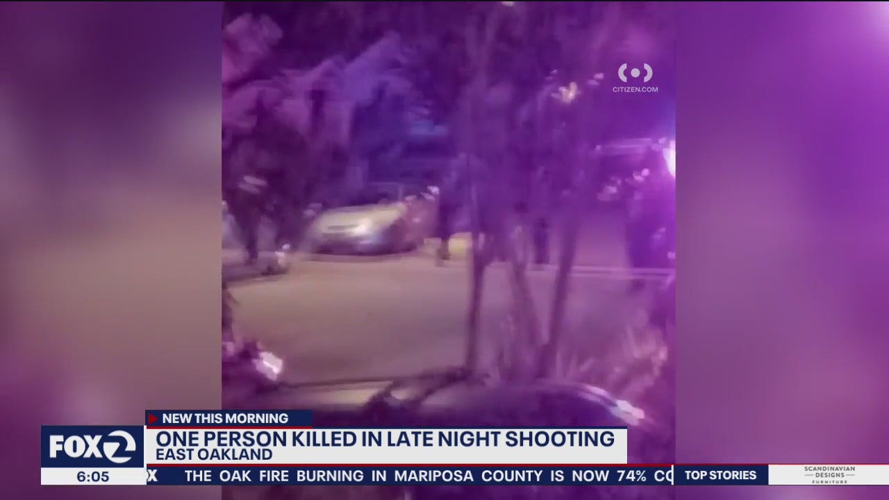 One Killed In East Oakland Shooting Ktvu Fox 2
