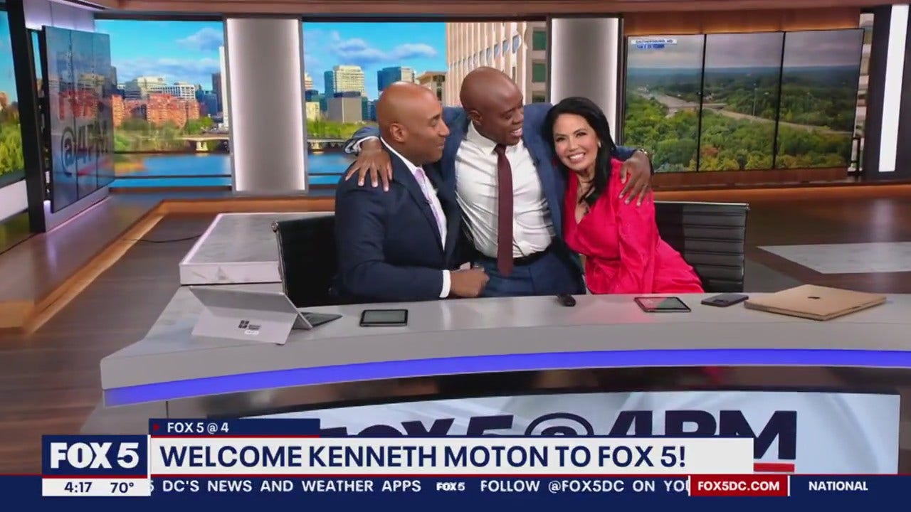 Is new anchor Kenneth Moton starting a FOX 5 band?!?! | FOX 5 DC