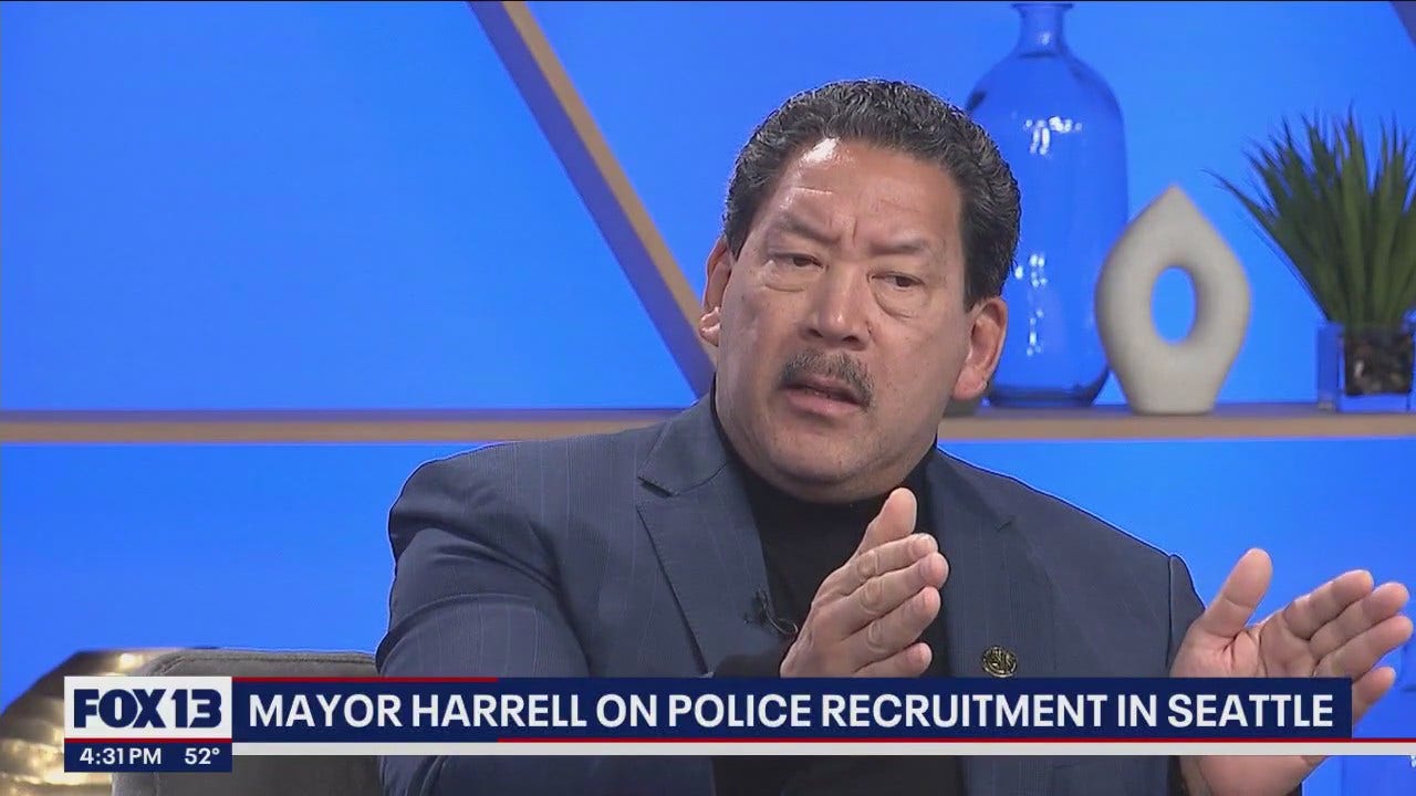 One-on-one with Seattle Mayor Bruce Harrell: Police recruitment ...