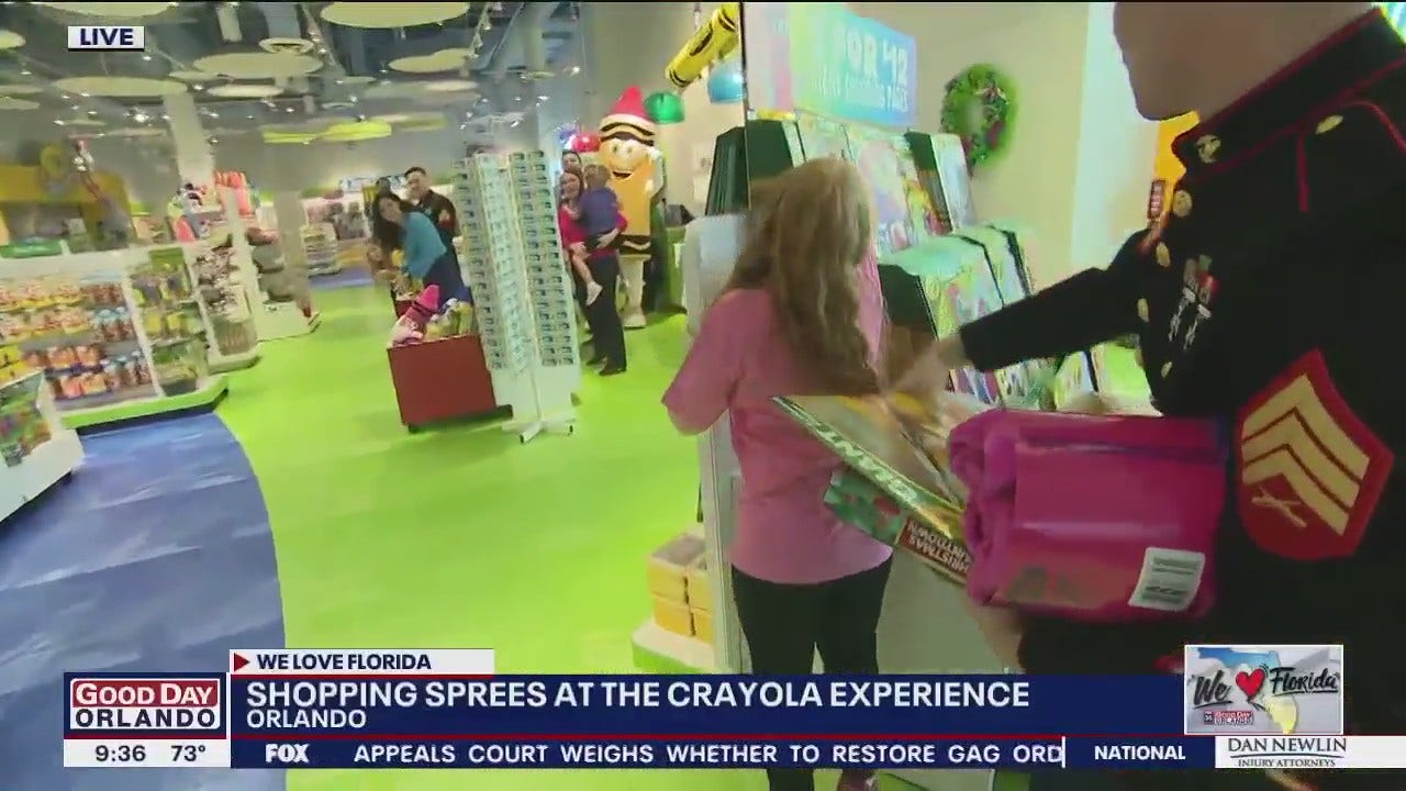 Shopping spree at Florida Crayola Experience | FOX 51 Gainesville