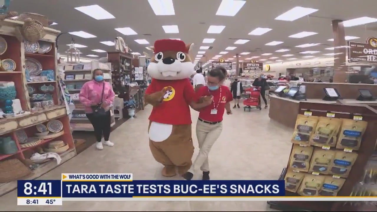 What's Good With the Wolf: Tara tastes Buc-ee's snacks | FOX 4 Dallas ...
