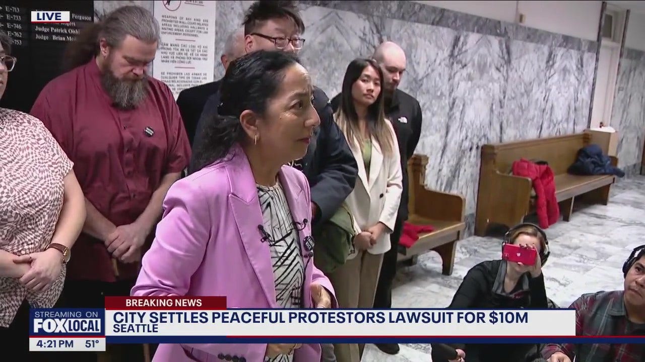 City of Seattle settles peaceful protestors lawsuit | FOX 13 Seattle