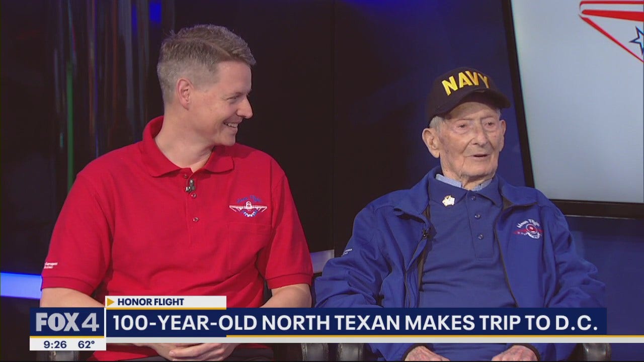 100-year-old veteran takes trip of a lifetime | FOX 4 Dallas-Fort Worth
