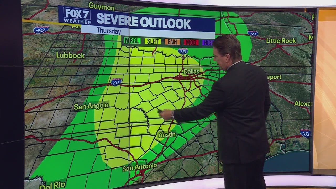 Austin weather: Severe storms possible this week | FOX 7 Austin
