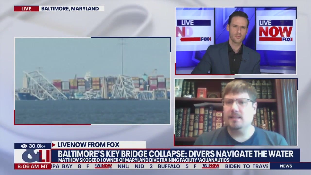 Baltimore bridge collapse: Diver on river conditions | LiveNOW from FOX