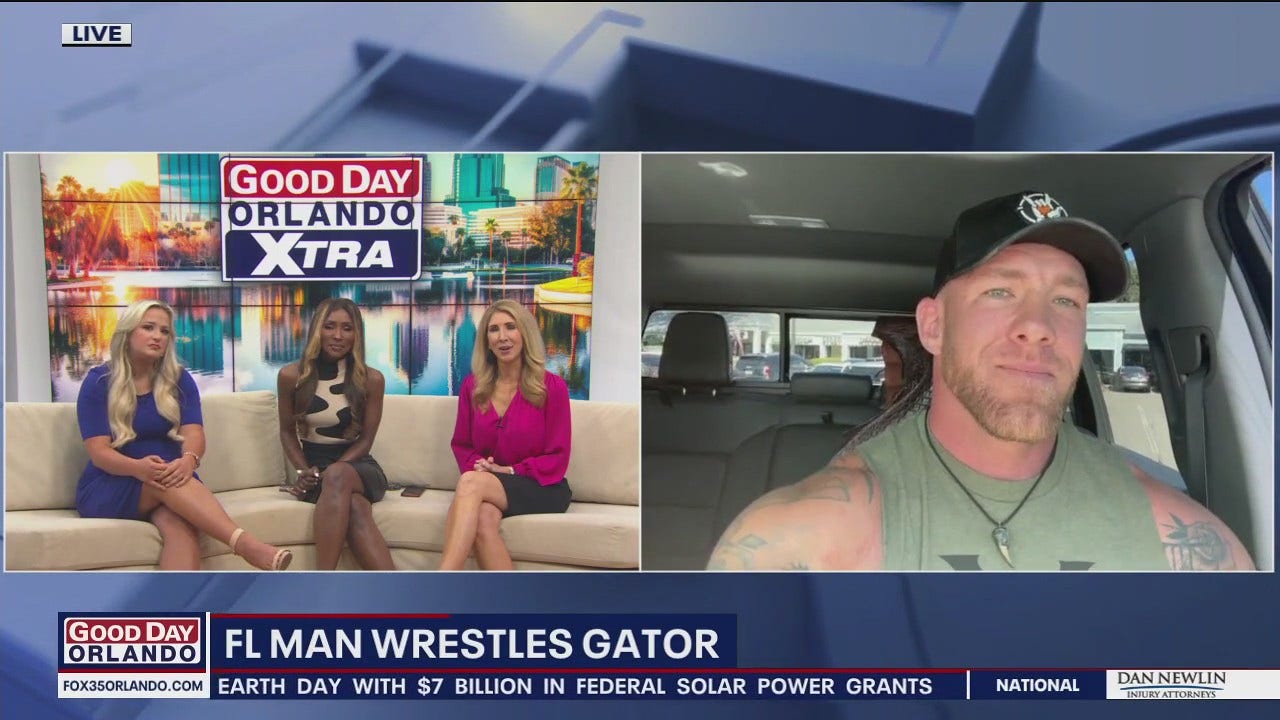 Florida man wrestles alligator with bare hands | FOX 35 Orlando