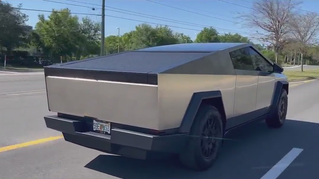 Cybertruck cruising across Central Florida | FOX 35 Orlando