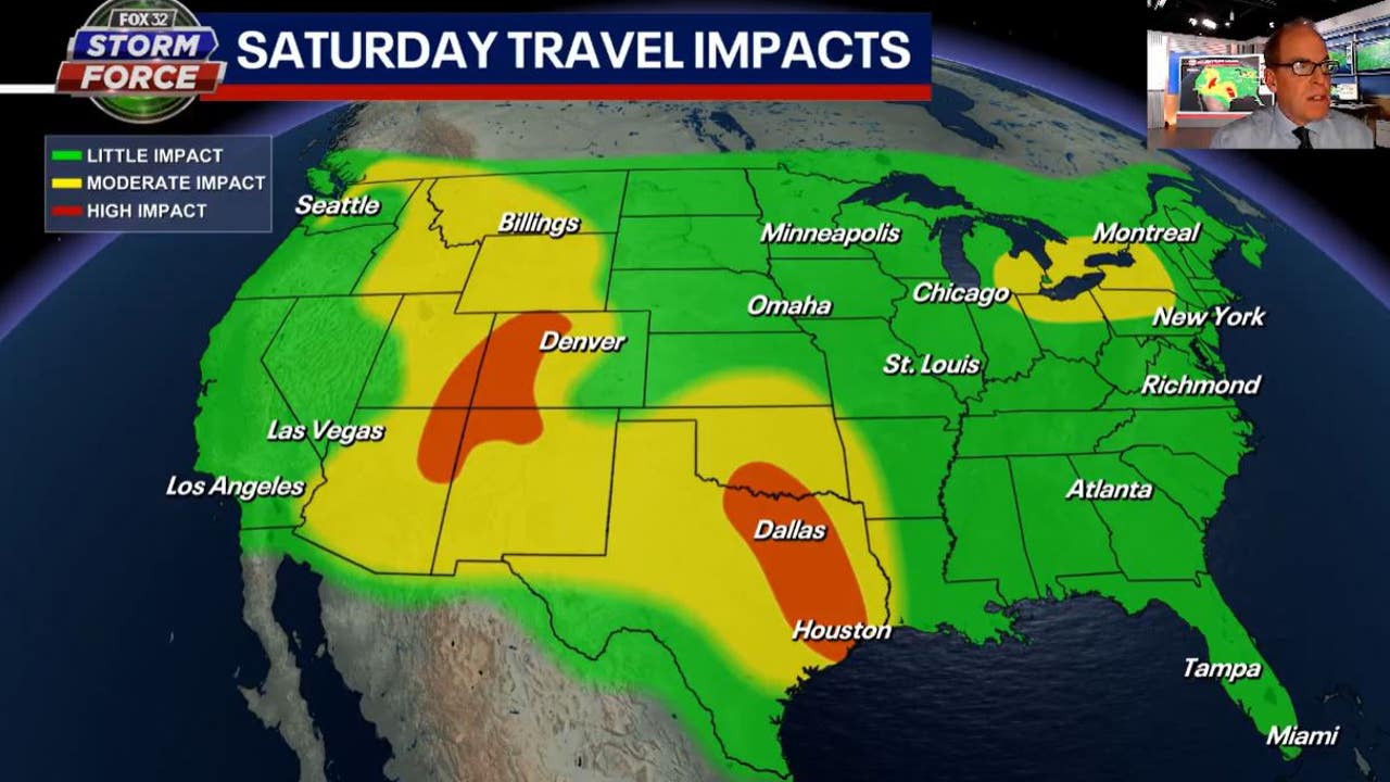 Chicago weather: Holiday travel impacts mainly west of Chicago | FOX 32 ...