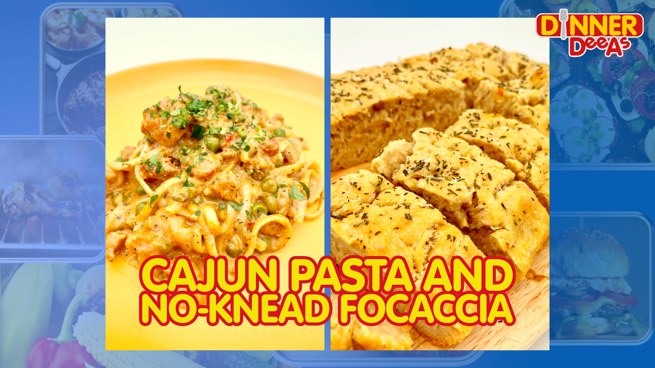 Dinner DeeAs: Cajun Pasta and No-Knead Focaccia | FOX 13 Tampa Bay