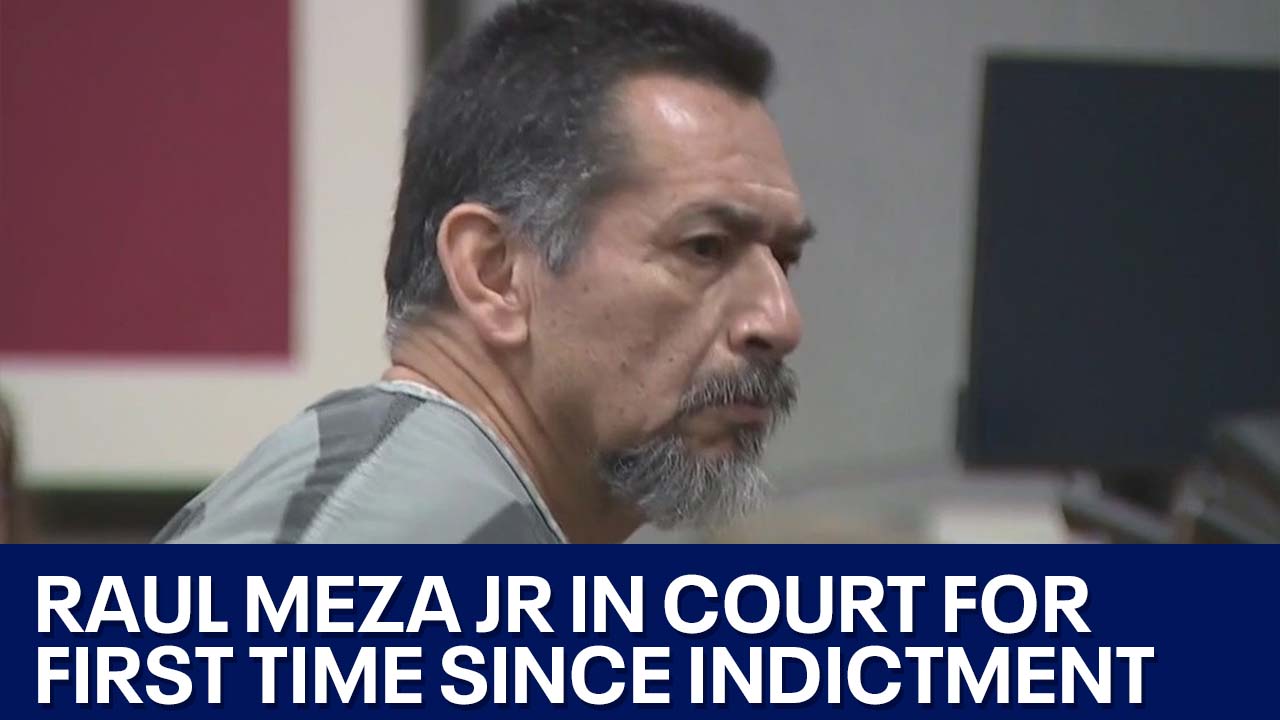 Raul Meza Jr makes court appearance