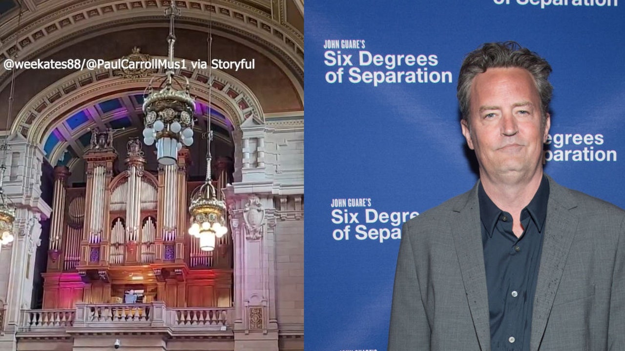 Scottish organist plays 'Friends' theme to honor actor Matthew Perry ...