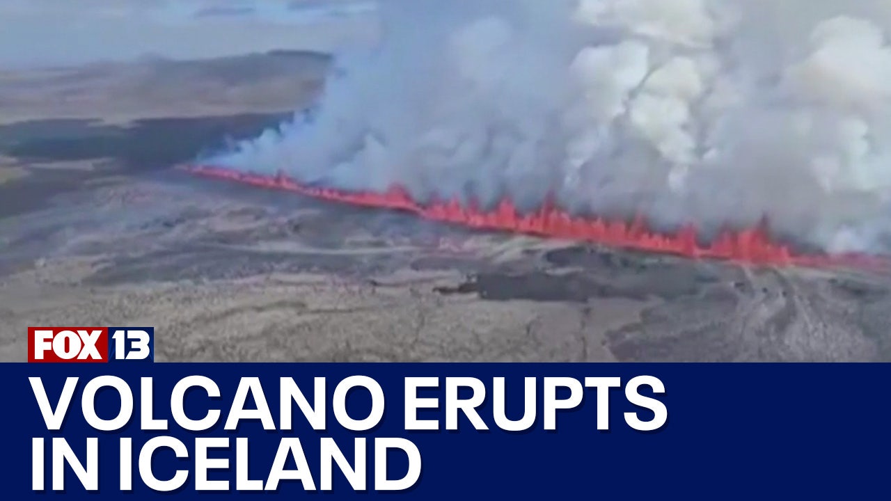 Massive volcanic eruption in Iceland | FOX 13 Seattle