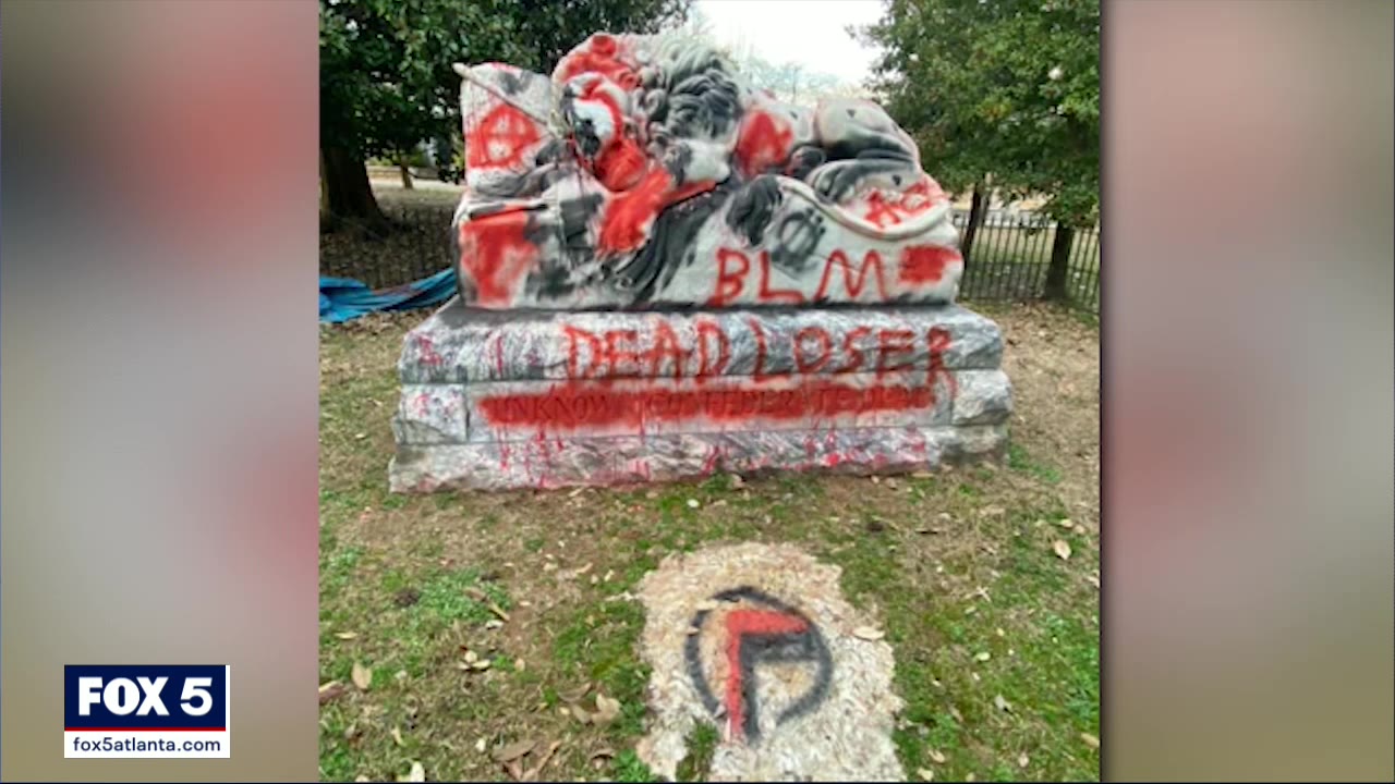 Confederate monument removed from Atlanta cemetery | FOX 5 Atlanta