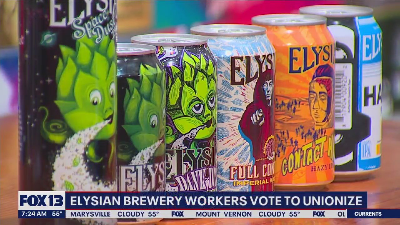 Elysian Brewery Workers Vote To Unionize Fox 13 Seattle
