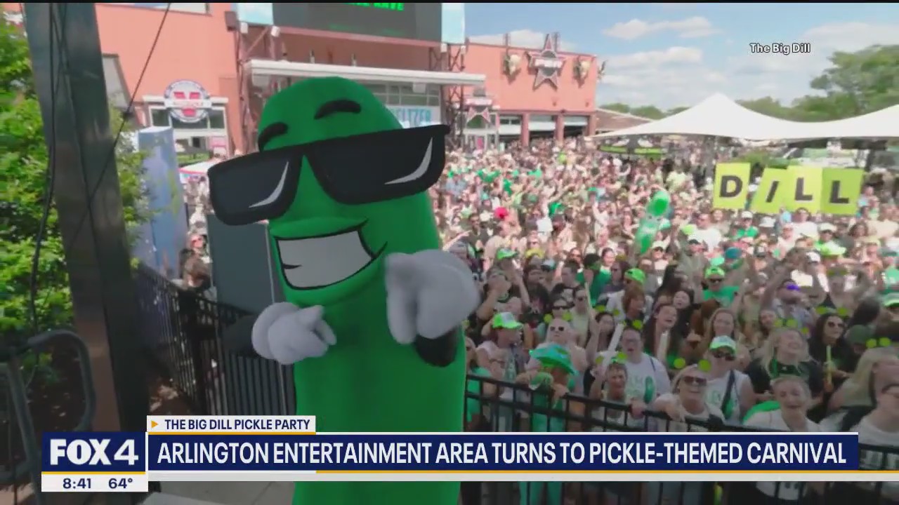 The Big Dill: Arlington turns into pickle-themed carnival | FOX 4 ...
