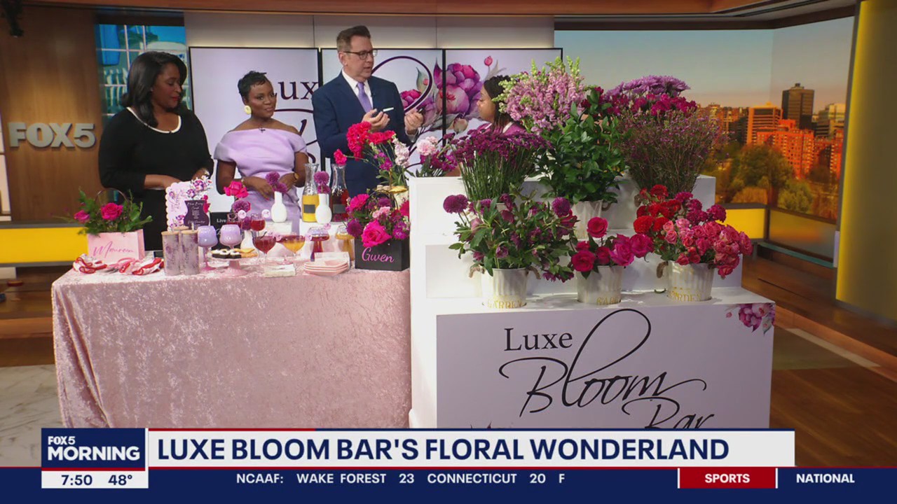 An enchanting, blossoming experience with Luxe Bloom Bar | FOX 5 DC