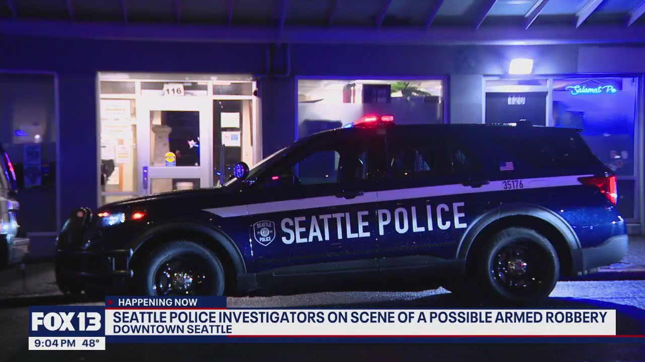 Seattle police investigate possible armed robbery | FOX 13 Seattle