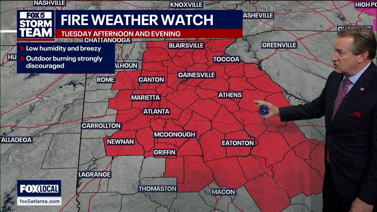 Monday evening forecast | FOX 5 Atlanta