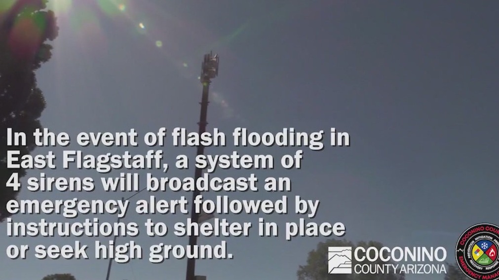 Flash flood sirens tested in Flagstaff, Coconino County | FOX 10 Phoenix