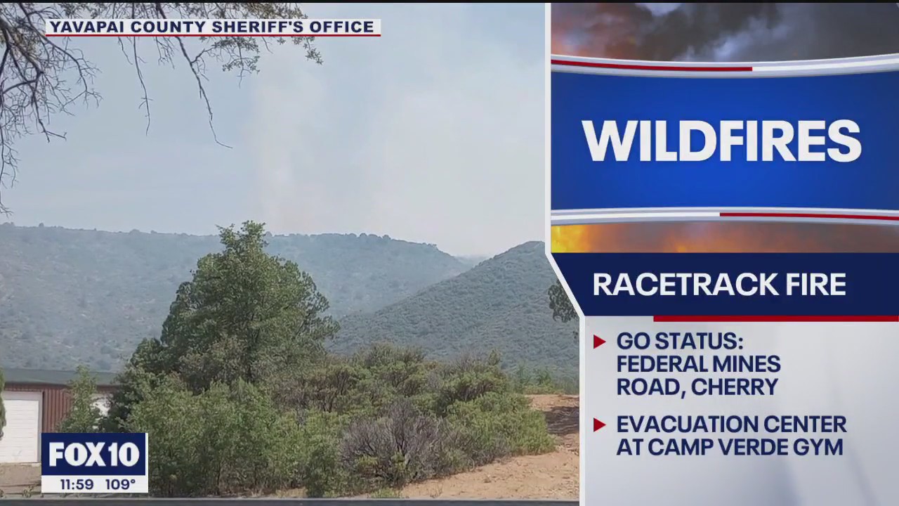 Racetrack Fire forces evacuations | FOX 10 Phoenix