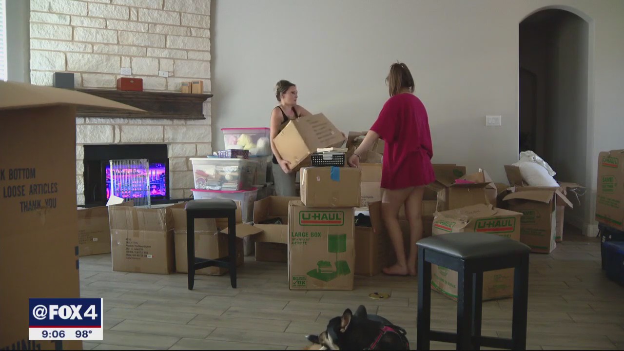 Denton County woman receives her belongings from movers | FOX 4 Dallas ...