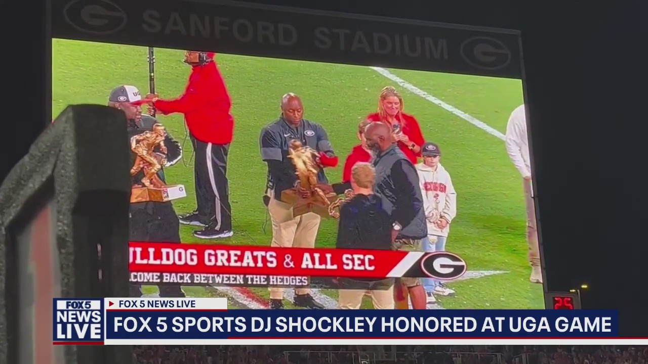 DJ Shockley honored at UGA game, plus college football recap | FOX 5 ...