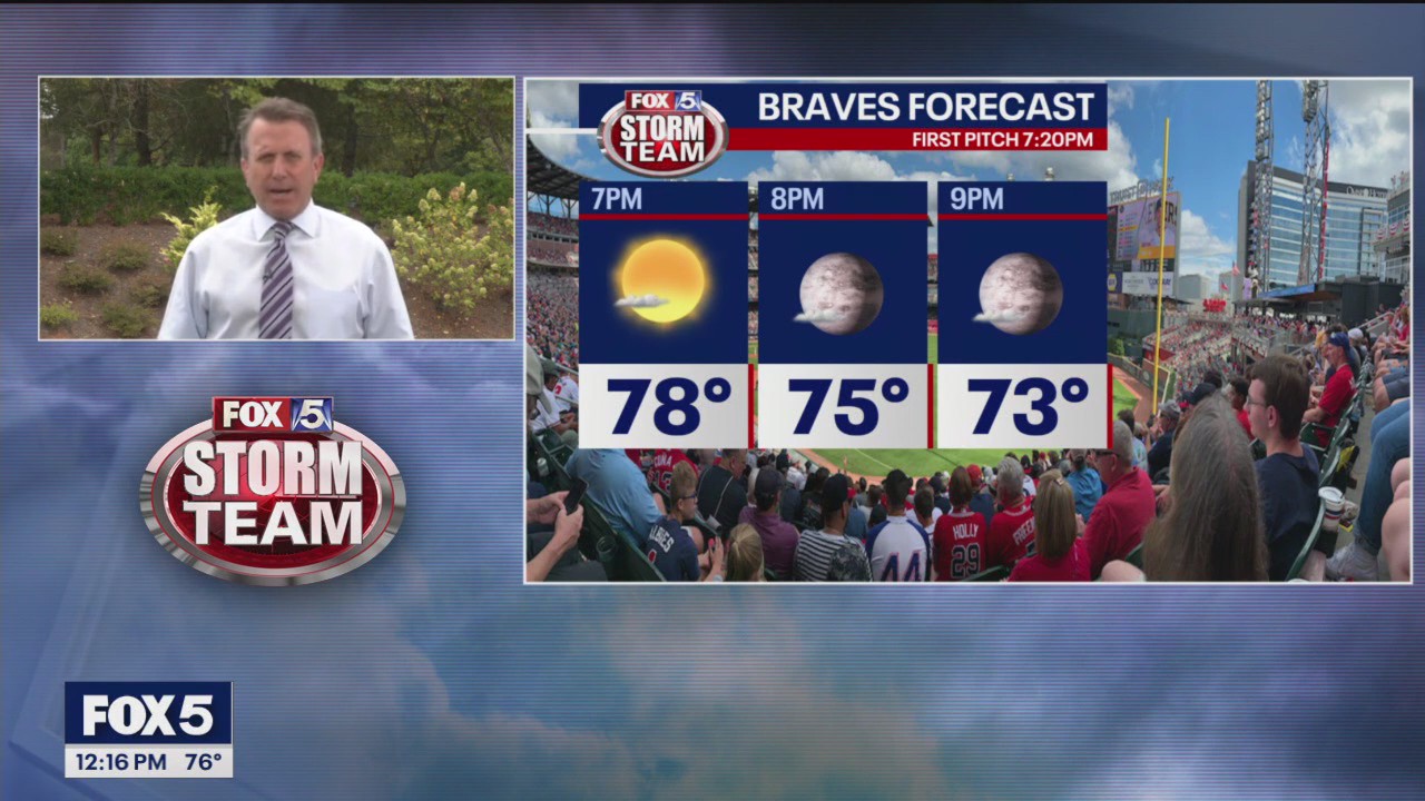 Monday midday weather forecast | FOX 5 Atlanta