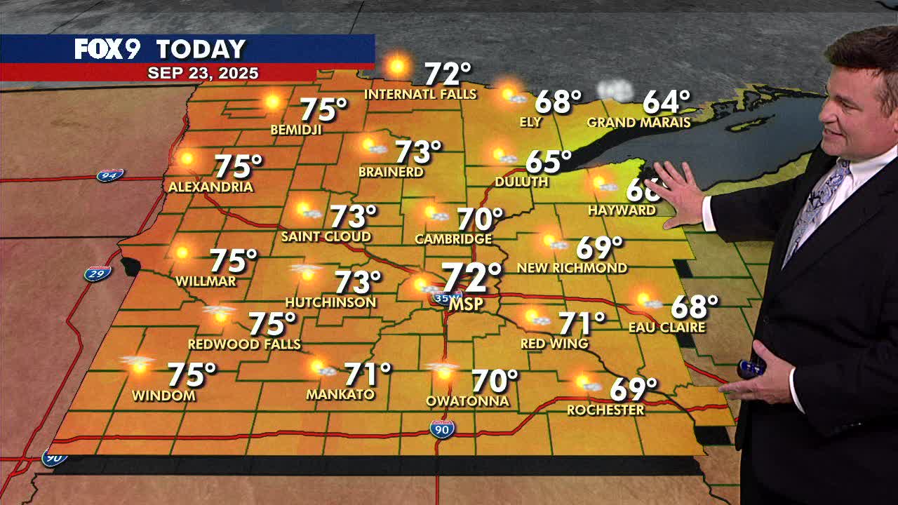 MN weather: Morning fog, brighter afternoon | FOX 9 Minneapolis-St. Paul