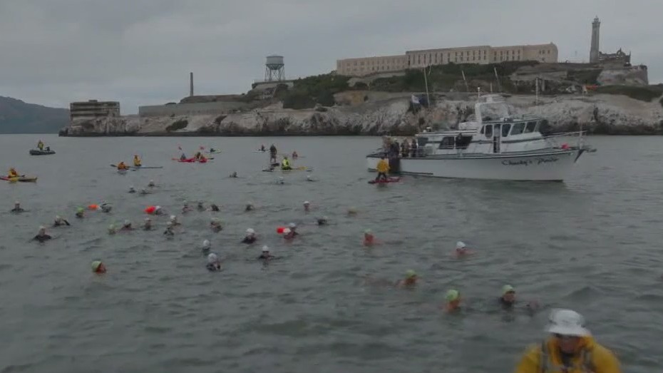 Making waves for a cause: Alcatraz Swim for Sight returns | KTVU FOX 2