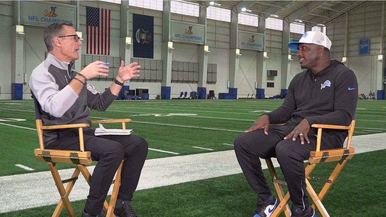 WATCH - Dan Miller goes 1-on-1 with Lions running backs coach Scottie ...