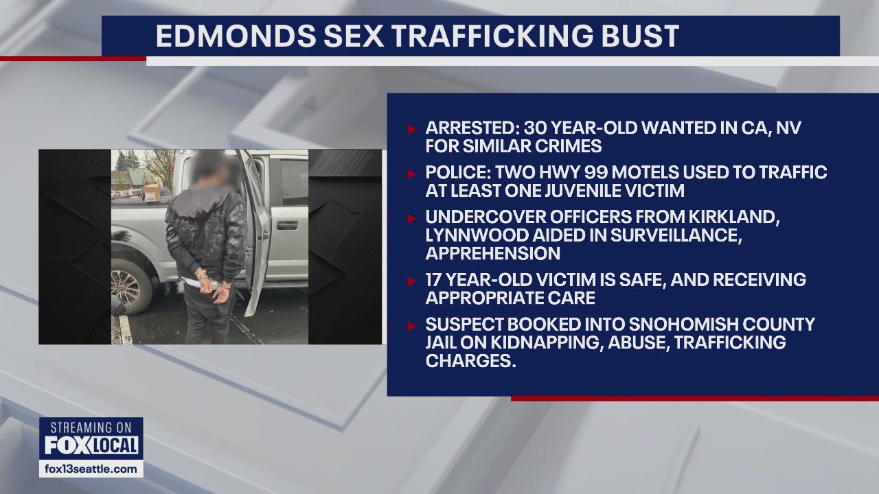 Edmonds police to arrest suspect in multistate human trafficking case ...