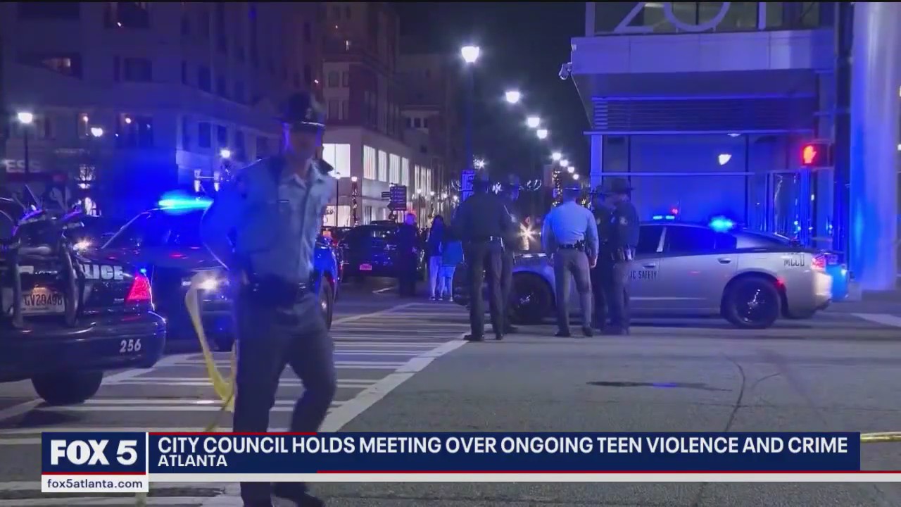 Atlanta City Council holds meeting on ongoing teen violence | FOX 5 Atlanta