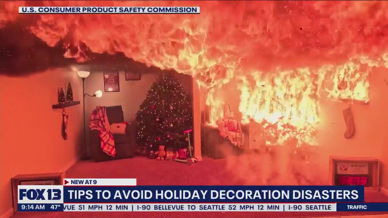 Tips to avoid holiday decoration disasters | FOX 13 Seattle