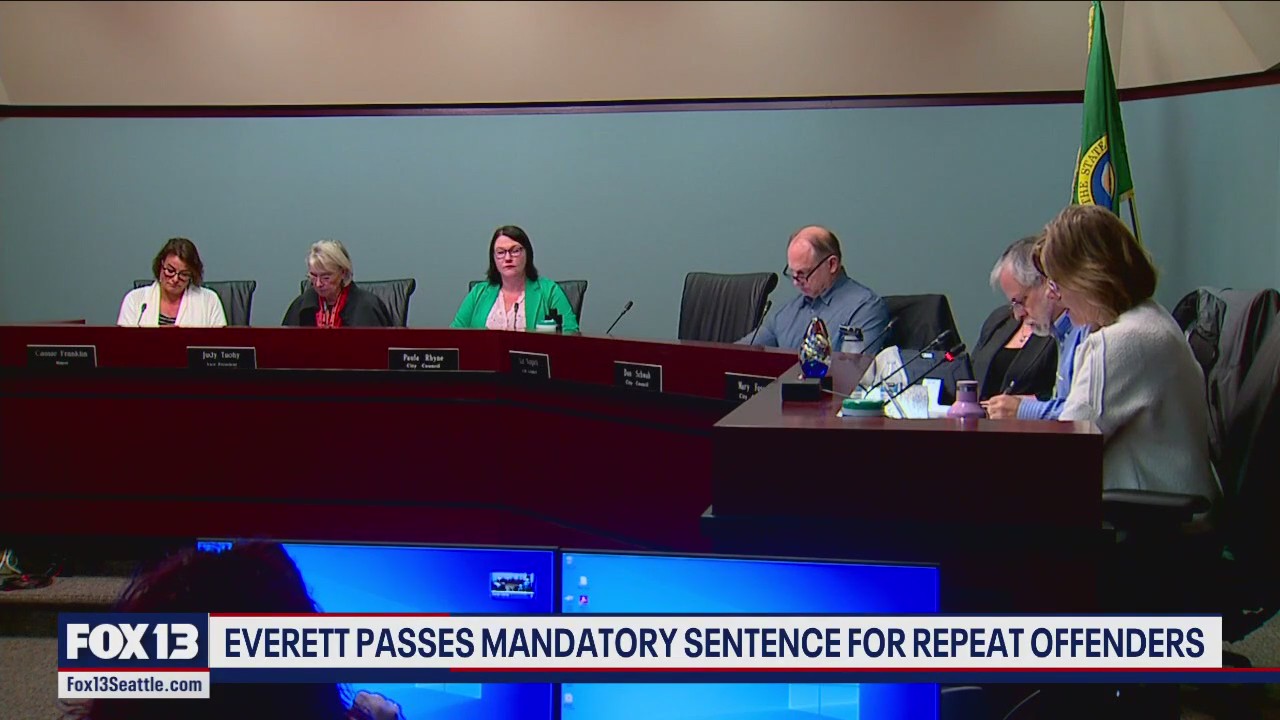 Everett city council passes mandatory sentence for repeat offenders ...