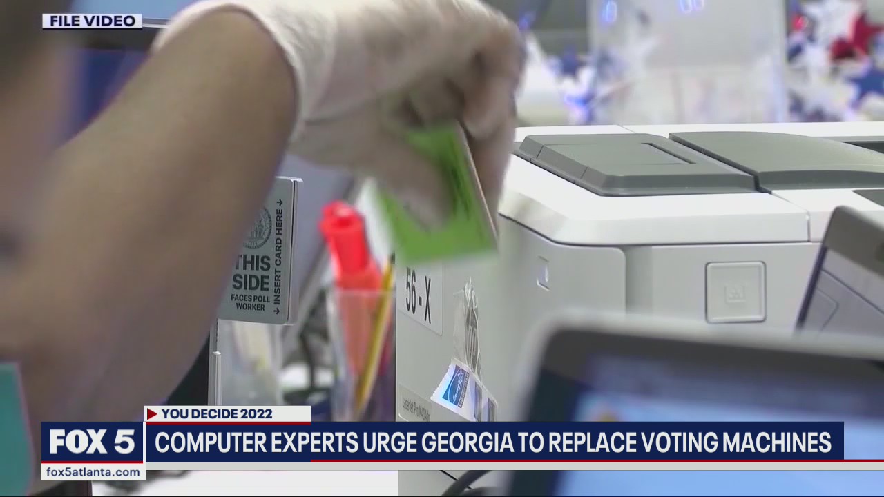 Computer experts urge Georgia to replace voting machines | FOX 5 Atlanta