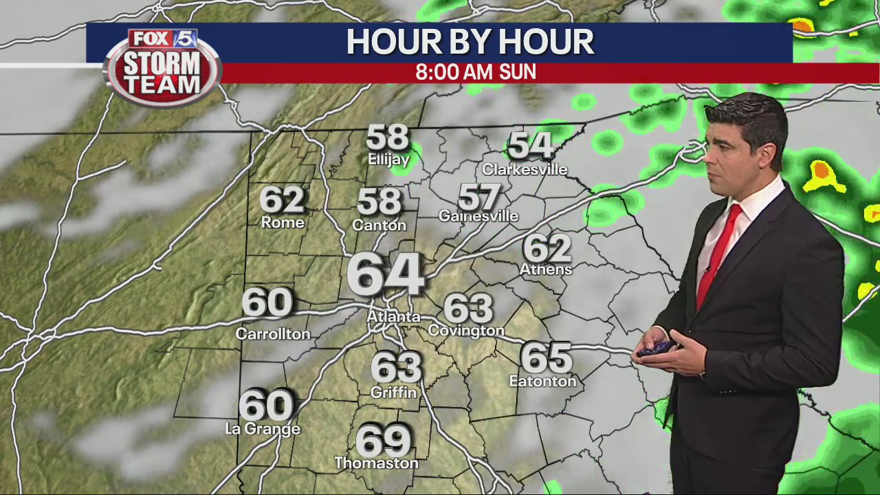 Saturday morning forecast | FOX 5 Atlanta